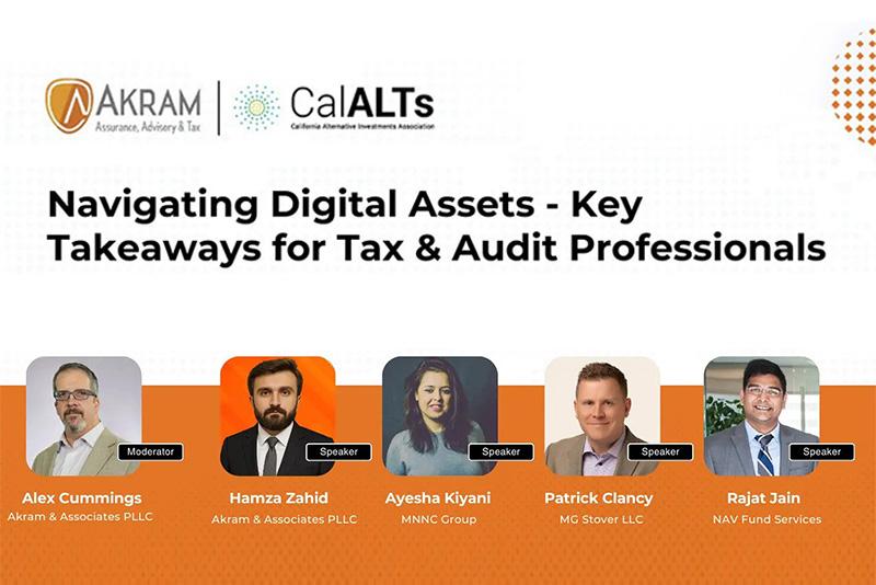 Webinar: Navigating Digital Assets — Key Takeaways for Tax & Audit ...